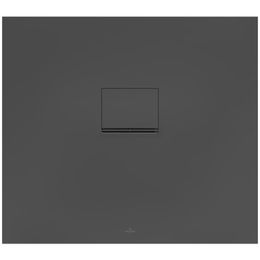 Villeroy & Boch Villeroy & Boch Squaro Infinity Duschwanne UDQ9080SQI2V1S, 90x80x4 cm, anthrazit Antirutsch