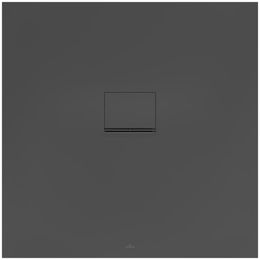 Villeroy & Boch Villeroy & Boch Squaro Infinity Duschwanne UDQ1010SQI1V1S, 100x100x4 cm, anthrazit Antirutsch