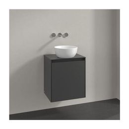 Villeroy & Boch Villeroy und Boch Collaro Waschtischunterschrank C148B0VR 50x54,8x38cm, Waschtisch mittig, LED-Beleuchtung 3,4 W, graphite