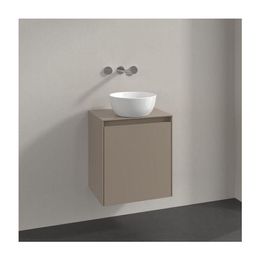 Villeroy & Boch Villeroy und Boch Collaro Waschtischunterschrank C148B0VM 50x54,8x38cm, Waschtisch mittig, LED-Beleuchtung 3,4 W, taupe
