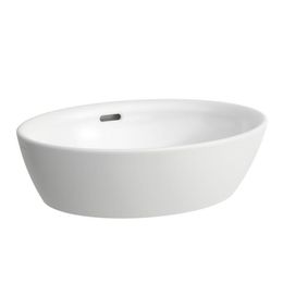 Laufen Pro A Waschtisch Schale 8129640001091 52 x 39 x 15 cm, wei&szlig;, ohne Hahnloch, mit &Uuml;berlauf