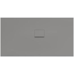 Villeroy & Boch Villeroy & Boch Squaro Infinity Duschwanne UDQ1580SQI2RV3S, 150 x 80 x 4 cm, grau