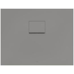 Villeroy & Boch Villeroy & Boch Squaro Infinity Duschwanne UDQ9070SQI2BV3S, 90 x 70 x 4 cm, grau