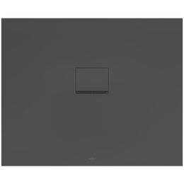 Villeroy & Boch Villeroy & Boch Squaro Infinity Duschwanne UDQ1190SQI2IV1S, 110 x 90 x 4 cm, anthrazit