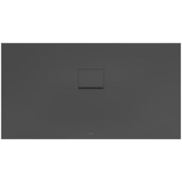 Villeroy & Boch Villeroy & Boch Squaro Infinity Duschwanne UDQ1475SQI2BV1S, 140 x 75 x 4 cm, anthrazit