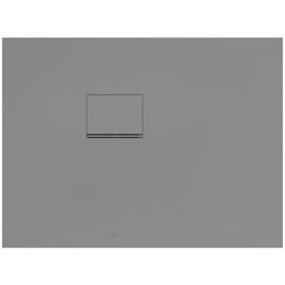 Villeroy & Boch Villeroy & Boch Squaro Infinity Duschwanne UDQ1075SQI2LV3S, 100 x 75 x 4 cm, grau