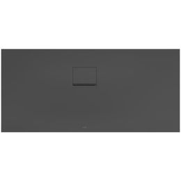 Villeroy & Boch Villeroy & Boch Squaro Infinity Duschwanne UDQ1570SQI2LV1S, 150x70x4cm, anthrazit