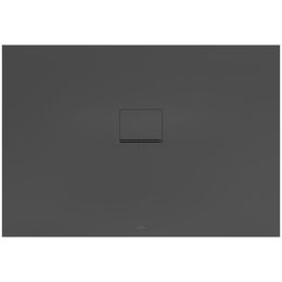 Villeroy & Boch Villeroy & Boch Squaro Infinity Duschwanne UDQ1390SQI2IV1S, 130 x 90 x 4 cm, anthrazit
