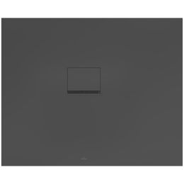 Villeroy & Boch Villeroy & Boch Squaro Infinity Duschwanne UDQ1190SQI2LV1S, 110 x 90 x 4 cm, anthrazit
