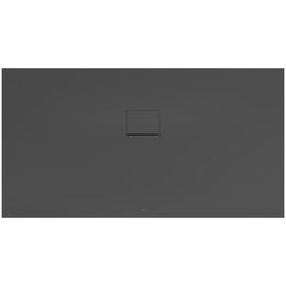 Villeroy & Boch Villeroy & Boch Squaro Infinity Duschwanne UDQ1790SQI2IV1S, 170 x 90 x 4 cm, anthrazit
