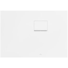 Villeroy & Boch Villeroy und Boch Squaro Infinity Duschwanne UDQ1070SQI2RVRW 100 x 70 x 4 cm, Stone White, Eck-Einbau rechts gegen Wand