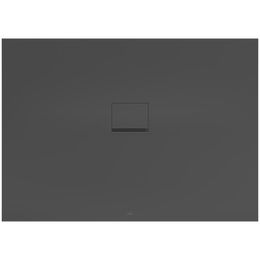 Villeroy & Boch Villeroy & Boch Squaro Infinity Duschwanne UDQ1410SQI2IV1S, 140 x 100 x 4 cm, anthrazit