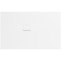 Villeroy & Boch Villeroy und Boch Squaro Infinity Duschwanne UDQ1610SQI2LVRW 160 x 100 x 4 cm, Stone White, Eck-Einbau links gegen Wand