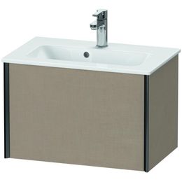 Duravit XViu Waschtisch-Unterschrank XV40780B275 61 x 40 x 39 cm, leinen, 1 Auszug, wandhängend, schwarz matt