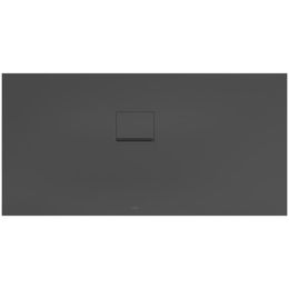 Villeroy & Boch Villeroy & Boch Squaro Infinity Duschwanne UDQ1575SQI2LV1S, 150x75x4cm, anthrazit