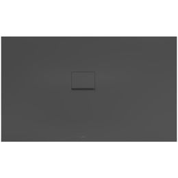 Villeroy & Boch Villeroy & Boch Squaro Infinity Duschwanne UDQ1590SQI2LV1S, 150 x 90 x 4 cm, anthrazit