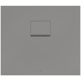Villeroy & Boch Villeroy & Boch Squaro Infinity Duschwanne UDQ8070SQI2IV3S, 80 x 70 x 4 cm, grau