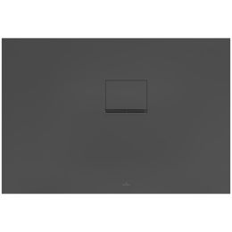 Villeroy & Boch Villeroy & Boch Squaro Infinity Duschwanne UDQ1175SQI2RV1S, 110 x 75 x 4 cm, anthrazit