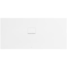 Villeroy & Boch Villeroy und Boch Squaro Infinity Duschwanne UDQ1780SQI2LVRW 170 x 80 x 4 cm, Stone White, Eck-Einbau links gegen Wand