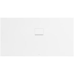 Villeroy & Boch Villeroy und Boch Squaro Infinity Duschwanne UDQ1790SQI2RVRW 170 x 90 x 4 cm, Stone White, Eck-Einbau rechts gegen Wand