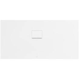 Villeroy & Boch Villeroy und Boch Squaro Infinity Duschwanne UDQ1575SQI2LVRW 150 x 75 x 4 cm, Stone White, Eck-Einbau links gegen Wand