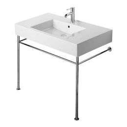 Duravit Metallkonsole Vero verchromt, für WT 032985, höhenverstellbar