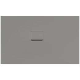Villeroy & Boch Villeroy & Boch Squaro Infinity Duschwanne UDQ1380SQI2LV3S, 130 x 80 x 4 cm, grau