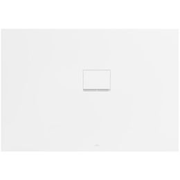 Villeroy & Boch Villeroy und Boch Squaro Infinity Duschwanne UDQ1390SQI2RVRW 130 x 90 x 4 cm, Stone White, Eck-Einbau rechts gegen Wand