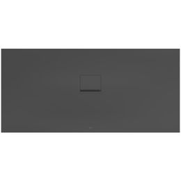 Villeroy & Boch Villeroy & Boch Squaro Infinity Duschwanne UDQ1780SQI2IV1S, 170 x 80 x 4 cm, anthrazit