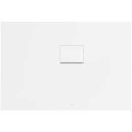 Villeroy & Boch Villeroy und Boch Squaro Infinity Duschwanne UDQ1175SQI2RVRW 110 x 75 x 4 cm, Stone White, Eck-Einbau rechts gegen Wand