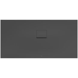 Villeroy & Boch Villeroy & Boch Squaro Infinity Duschwanne UDQ1575SQI2RV1S, 150 x 75 x 4 cm, anthrazit