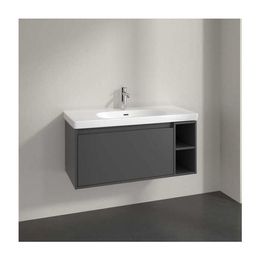 Villeroy & Boch Villeroy und Boch Skyla Waschtischunterschrank C79100VR 1 Auszug, 972 x 436 x 439 mm, Graphite