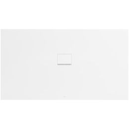 Villeroy & Boch Villeroy und Boch Squaro Infinity Duschwanne UDQ1810SQI2MVRW 180 x 100 x 4 cm, Stone White, Aufma&szlig; f&uuml;r fl&auml;chenb&uuml;ndige Installation
