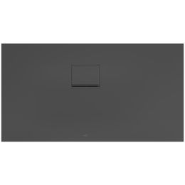 Villeroy & Boch Villeroy & Boch Squaro Infinity Duschwanne UDQ1370SQI2LV1S, 130x70x4cm, anthrazit