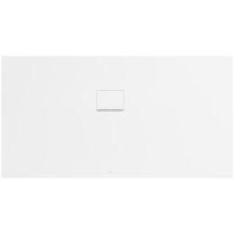 Villeroy & Boch Villeroy und Boch Squaro Infinity Duschwanne UDQ1790SQI2LVRW 170 x 90 x 4 cm, Stone White, Eck-Einbau links gegen Wand