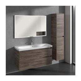 Villeroy & Boch Villeroy und Boch Skyla Hochschrank C80101RK 2 T&uuml;ren, 350 x 1700 x 349 mm, Stone Oak