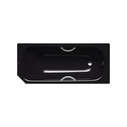 Kaldewei Saniform star Badewanne 134030000701 160x70cm, Antislip, Variante 1, schwarz