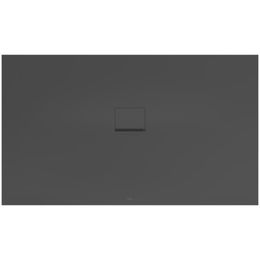 Villeroy & Boch Villeroy & Boch Squaro Infinity Duschwanne UDQ1710SQI2IV1S, 170 x 100 x 4 cm, anthrazit