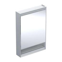 Geberit One Spiegelschrank 505830001 60x90x15cm, mit Nische, 1 Tür, Anschlag links, Aluminium eloxiert