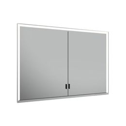 KEUCO Royal Lumos Spiegelschrank 14318172303 Wandeinbau, silber-eloxiert, 2 lange T&uuml;ren, 1050 x 735 x 165 mm