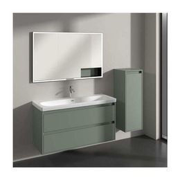 Villeroy & Boch Villeroy und Boch Skyla Seitenschrank C80201AF 1 T&uuml;r, 1 Schublade, 350 x 1000 x 349 mm, Soft Green / Soft Green