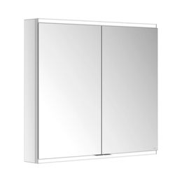 KEUCO Royal Modular 2.0 Spiegelschrank 800211080000000 800 x 700 x 120 mm, ohne Steckdose, Wandvorbau, 2-t&uuml;rig, beleuchtet