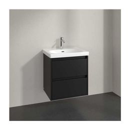 Villeroy & Boch Villeroy und Boch Skyla Waschtischunterschrank C79400VL 2 Ausz&uuml;ge, 572 x 596 x 439 mm, Volcano Black