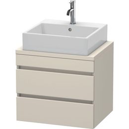 Duravit DuraStyle Waschtisch-Unterschrank DS530509191 60 x 47,8 cm, taupe, f&uuml;r Konsole, 2 Schubk&auml;sten