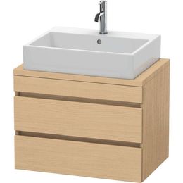 Duravit DuraStyle Waschtisch-Unterschrank DS530603030 70 x 47,8 cm, Eiche natur, f&uuml;r Konsole, 2 Schubk&auml;sten