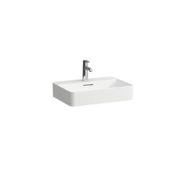 Laufen Val Waschtisch-Schale H8122847571041 55x40cm, weiß matt, mit Überlauf, 1 Hahnloch