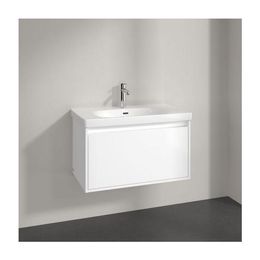 Villeroy & Boch Villeroy und Boch Skyla Waschtischunterschrank C78600VE 1 Auszug, 772 x 436 x 439 mm, Brilliant White