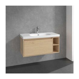 Villeroy & Boch Villeroy und Boch Skyla Waschtischunterschrank C79100VJ 1 Auszug, 972 x 436 x 439 mm, Nordic Oak
