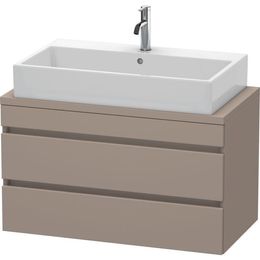 Duravit DuraStyle Waschtisch-Unterschrank DS530804343 90 x 47,8 cm, basalt matt, f&uuml;r Konsole, 2 Schubk&auml;sten