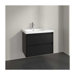 Villeroy & Boch Villeroy und Boch Skyla Waschtischunterschrank C79800VL 2 Ausz&uuml;ge, 772 x 596 x 439 mm, Volcano Black